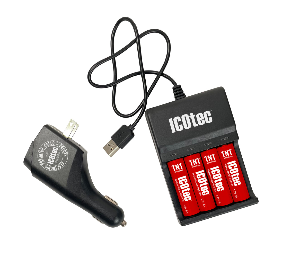 TNT Rechargeable AA Battery Kit – ICOtec