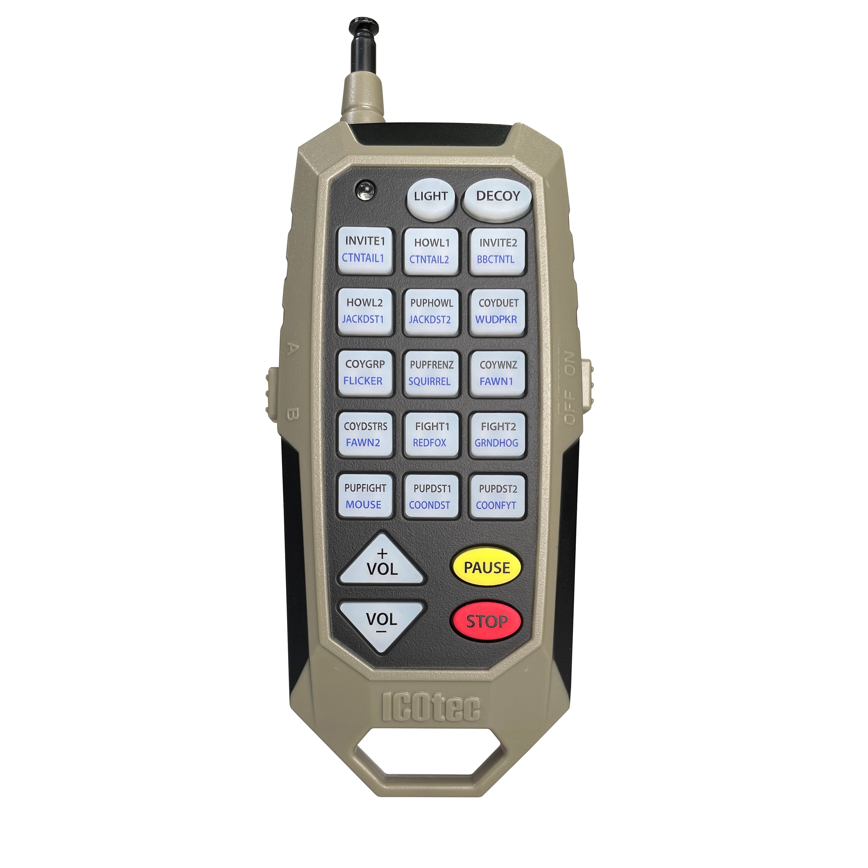 ICOtec 320+ Predator Call - For hunting Coyote, Fox, Deer, Raccoon